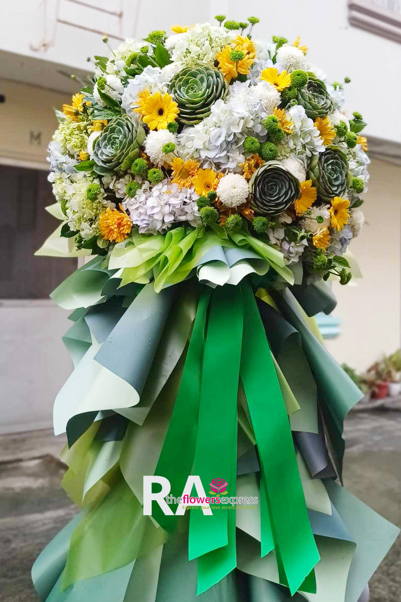 Emerald Elegance Inaugural Flowers Stand – RA The Flowers Express