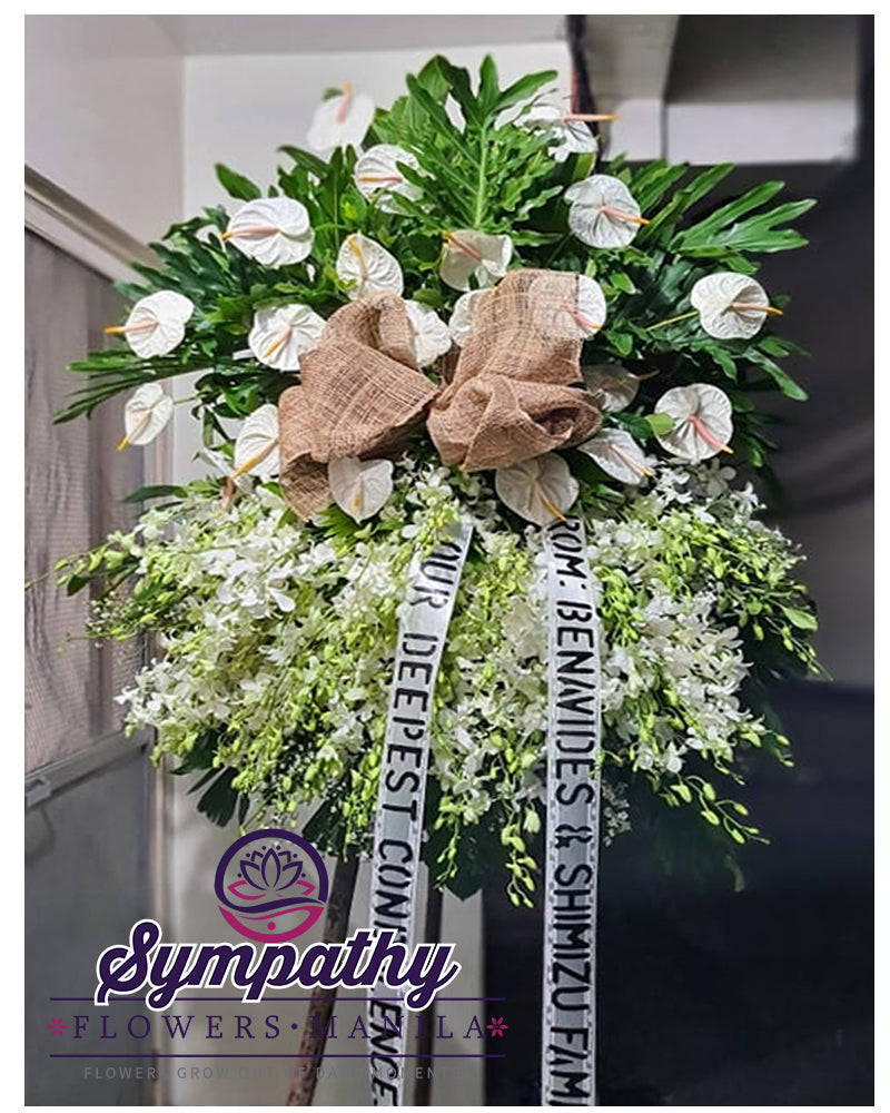 Spray of Love Sympathy Flowers – RA The Flowers Express